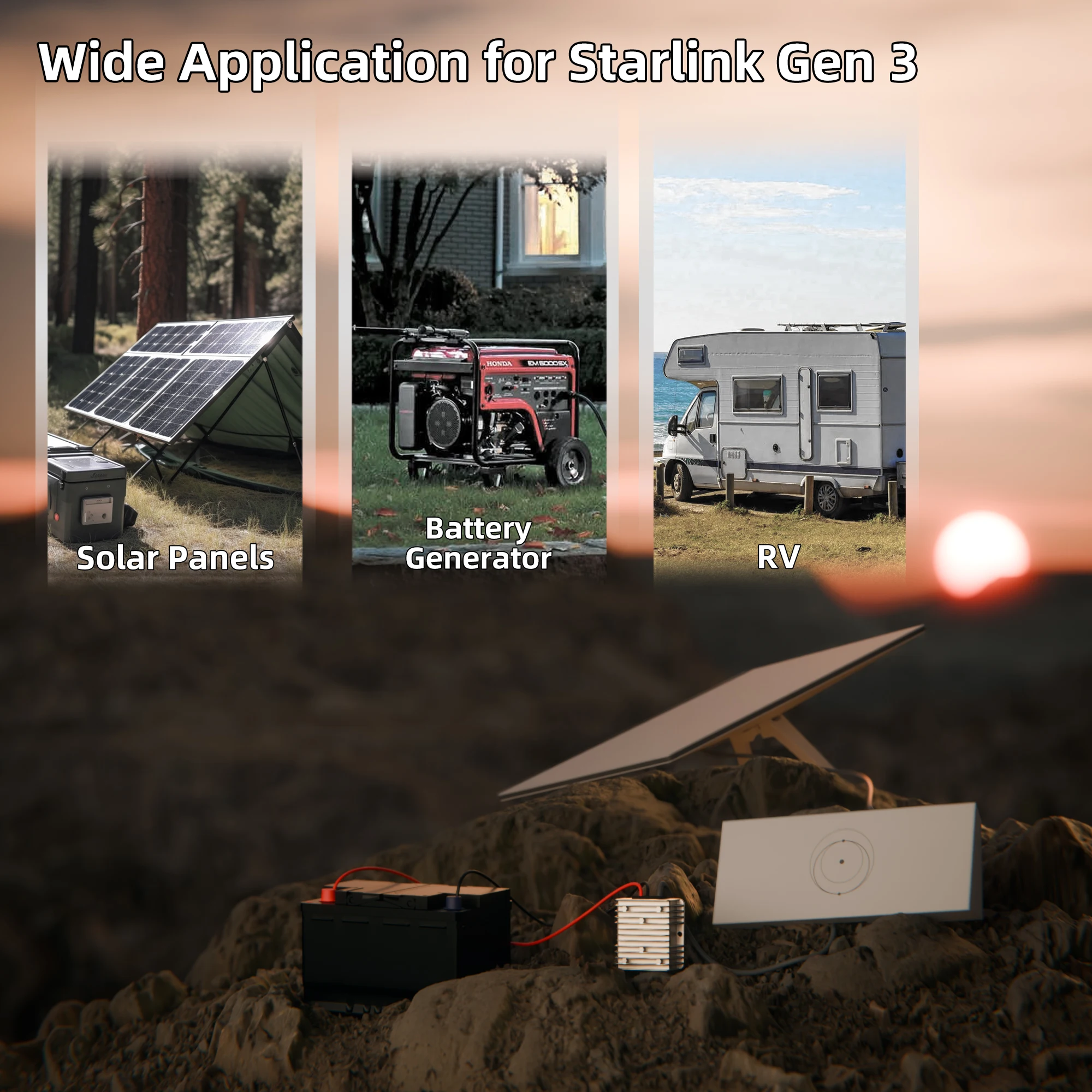 Starlink Gen 3 Mini DC Converter - Efficient Power Supply