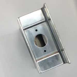 Aluminum Lock Box Metal Gate Lock Cover 2inch Wide Single Hole Concave ...