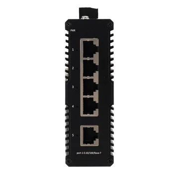 5 Port Desktop Kvm Network Switch10/100 Mbps Computer Network Equipment ...