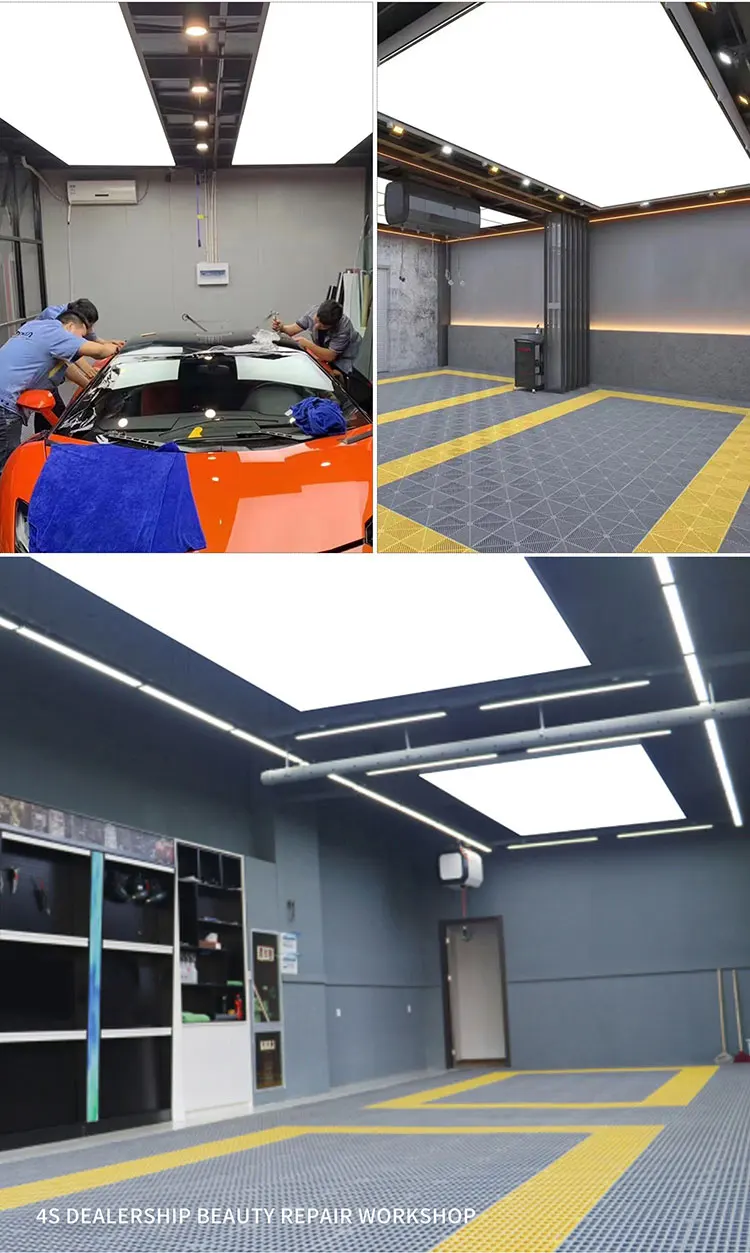 Car Shop Workstation Ceiling Lighting - Customizable Light Box