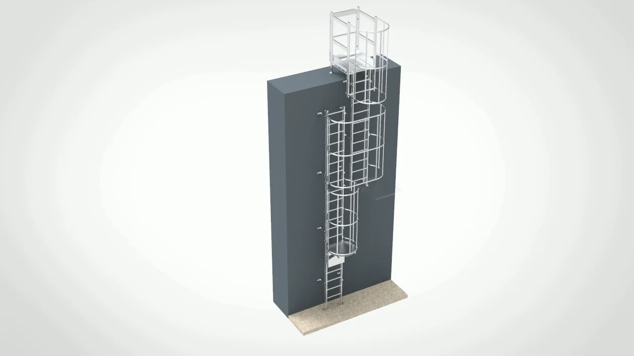 Container Fall Protection System Horizontal Lifeline Device Personal ...