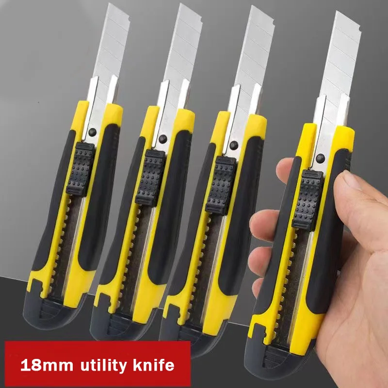 Safety Art Knife Retractable Blade Paper Cutter Knife Snap-off Blade ...