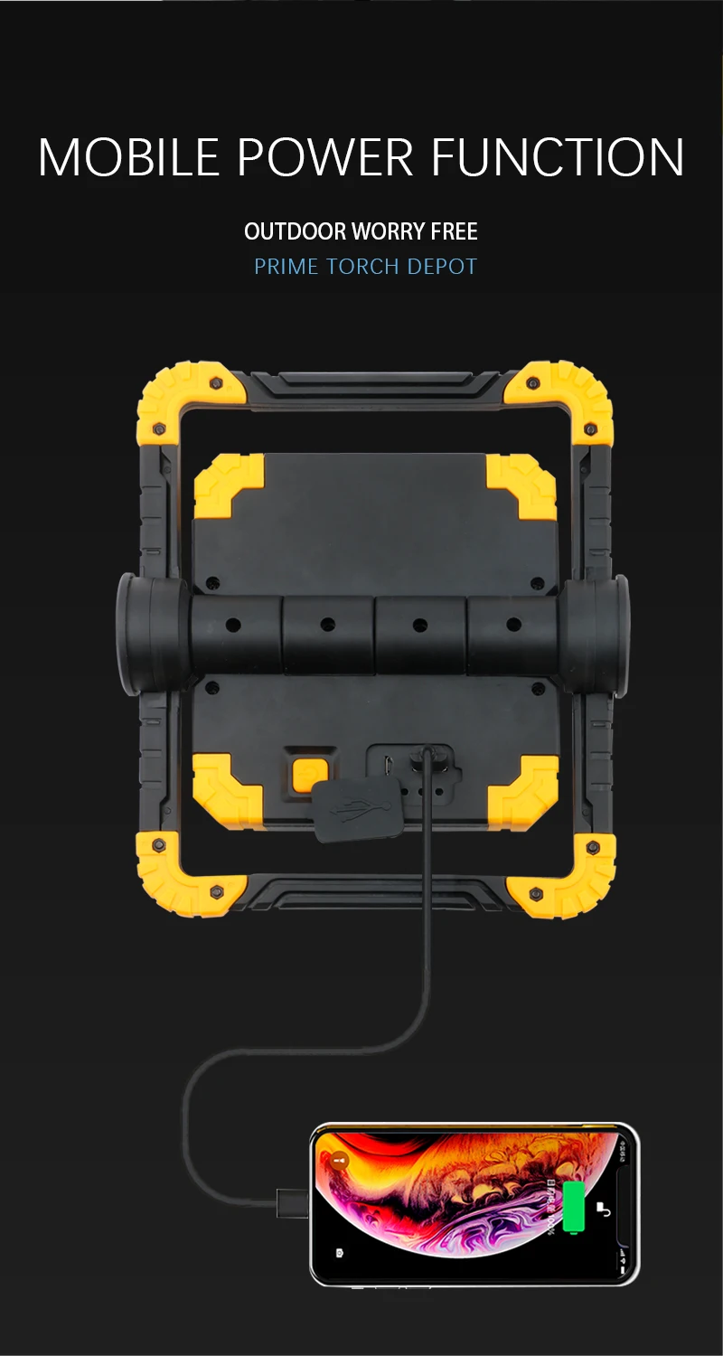 Outdoor Waterproof Portable Spotlight - COB Work Lamp