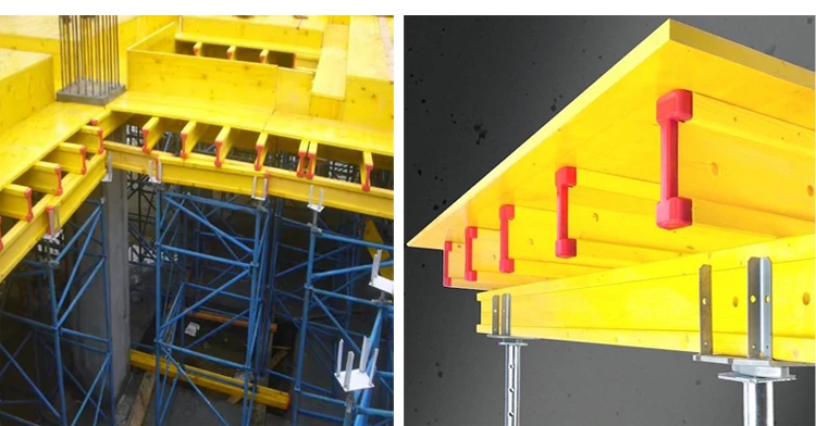 Yellow 21mm 500x2000mm 3-Layer Waterproof Shuttering Panels Plywood for ...