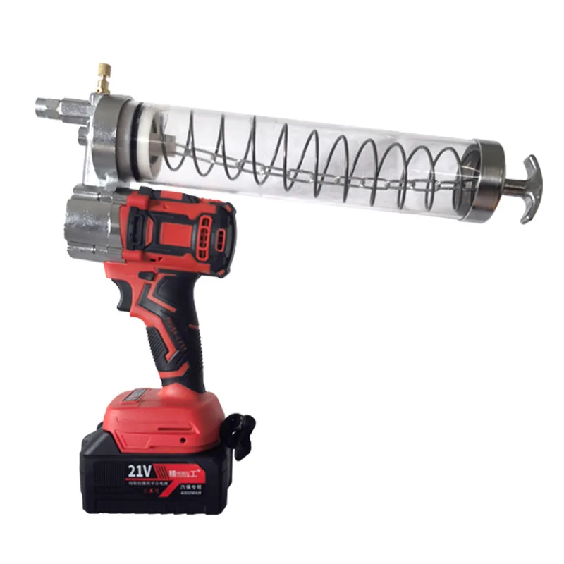 Battery Grease Gun Electric Adhesive Gun High Power Portable Butter ...