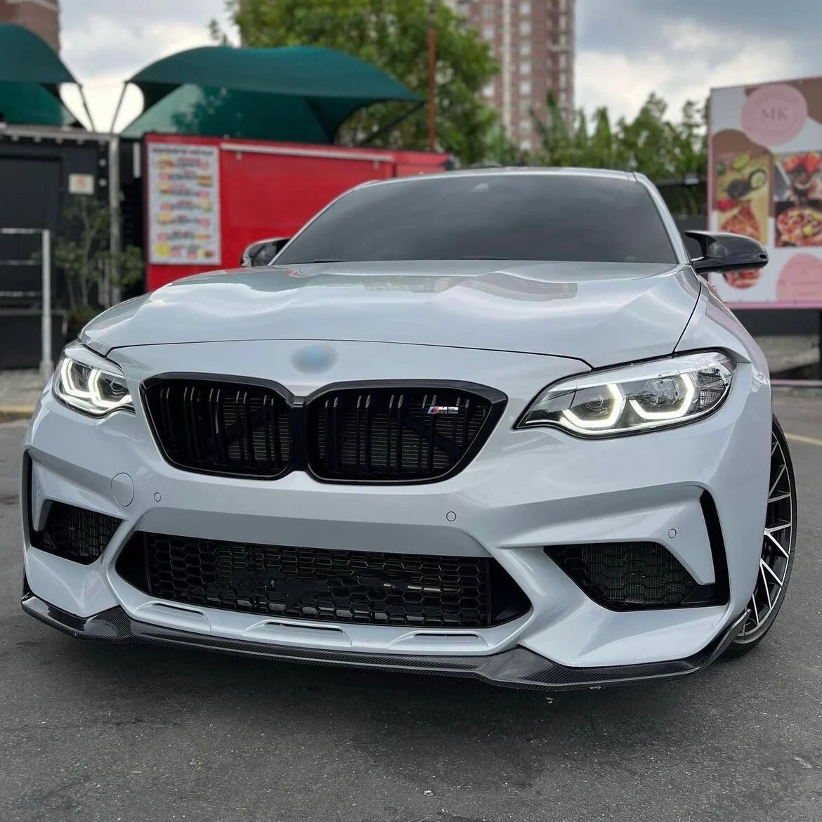 MP Style Front Bumper Lip Real Carbon Fiber for BMW M2 F87 M2C Carbon ...