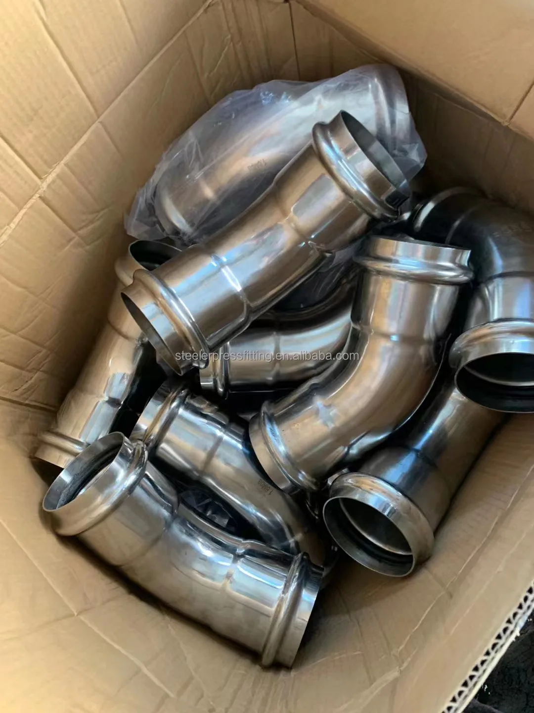 Copper 32 Dn Capping Pipe Fitting M Profile Double Press 90 Degree ...