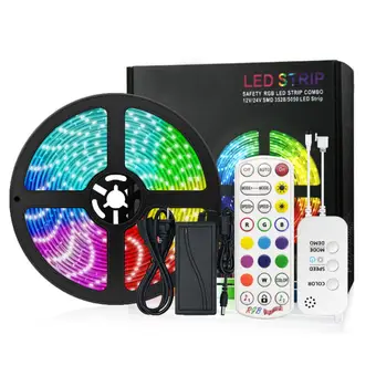 Hight Brightness 5050 Rgb Waterproof Led Strip Set With Music Remote ...
