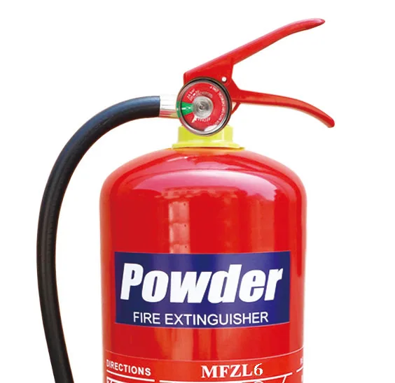 Iso Ce En3 Approved 6kg Dry Powder Fire Extinguisher Red Steel Cylinder ...