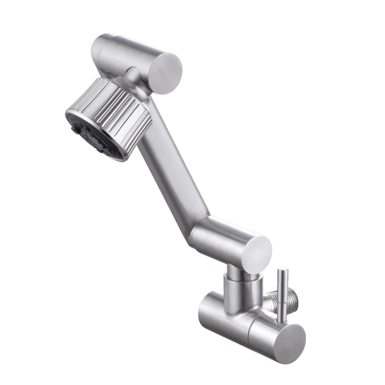 Deck Mounted Universal Rotating Robot Arm Kitchen Sink Water Tap Faucet ...
