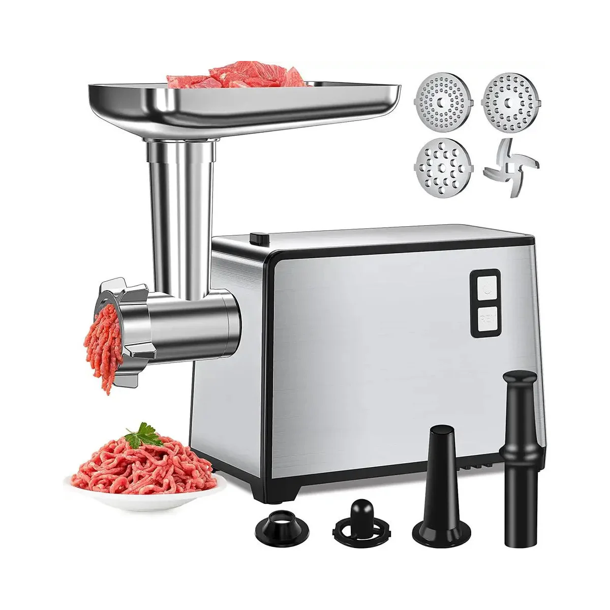 Stainless Steel Commercial Portable Food Processor Kitchen Meat ...