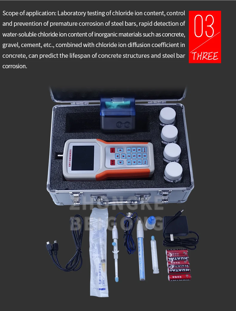 Portable Chloride Ion Tester Handheld Chloride Ion Tester| Alibaba.com