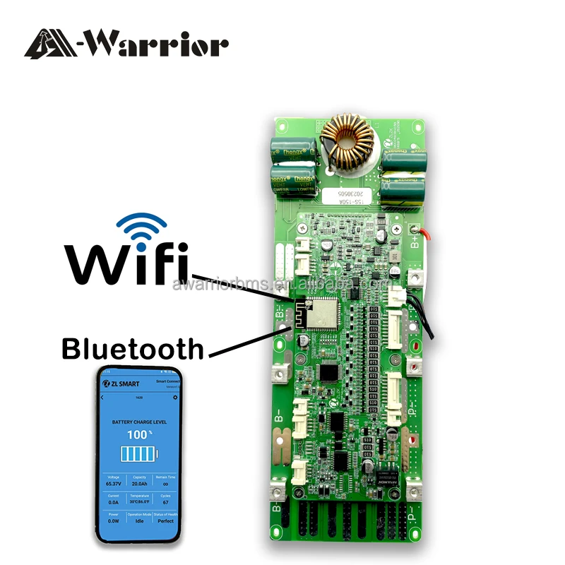 A-warrior Smart Bms Wifi No Need Wifi Module 100a-200a 12v 24v 48v ...
