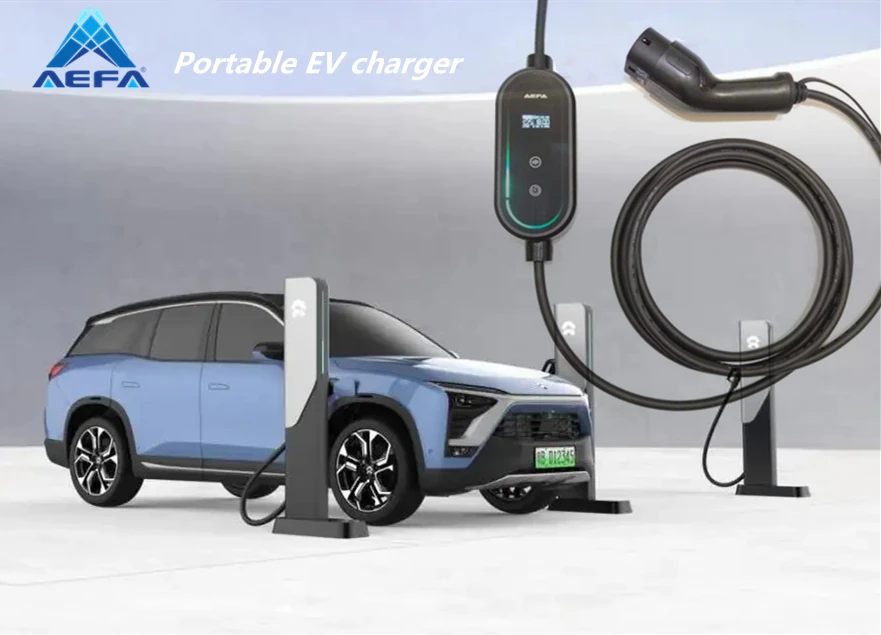 Best Price Aefa Portable 11kw Tpye 2 16a 3-phase Ev Charger With Cee ...