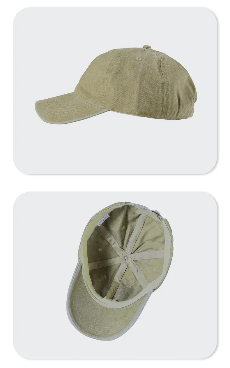 High Quality 100% Cotton Wash Mens Caps Distressed Blank Baseball Cap ...
