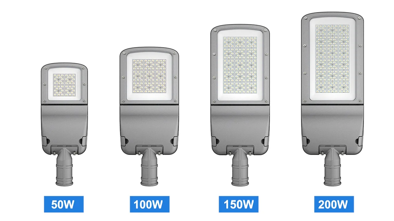 Waterproof Ip65 Sensor Led Street Light Die Cast Aluminum 100w 150w ...