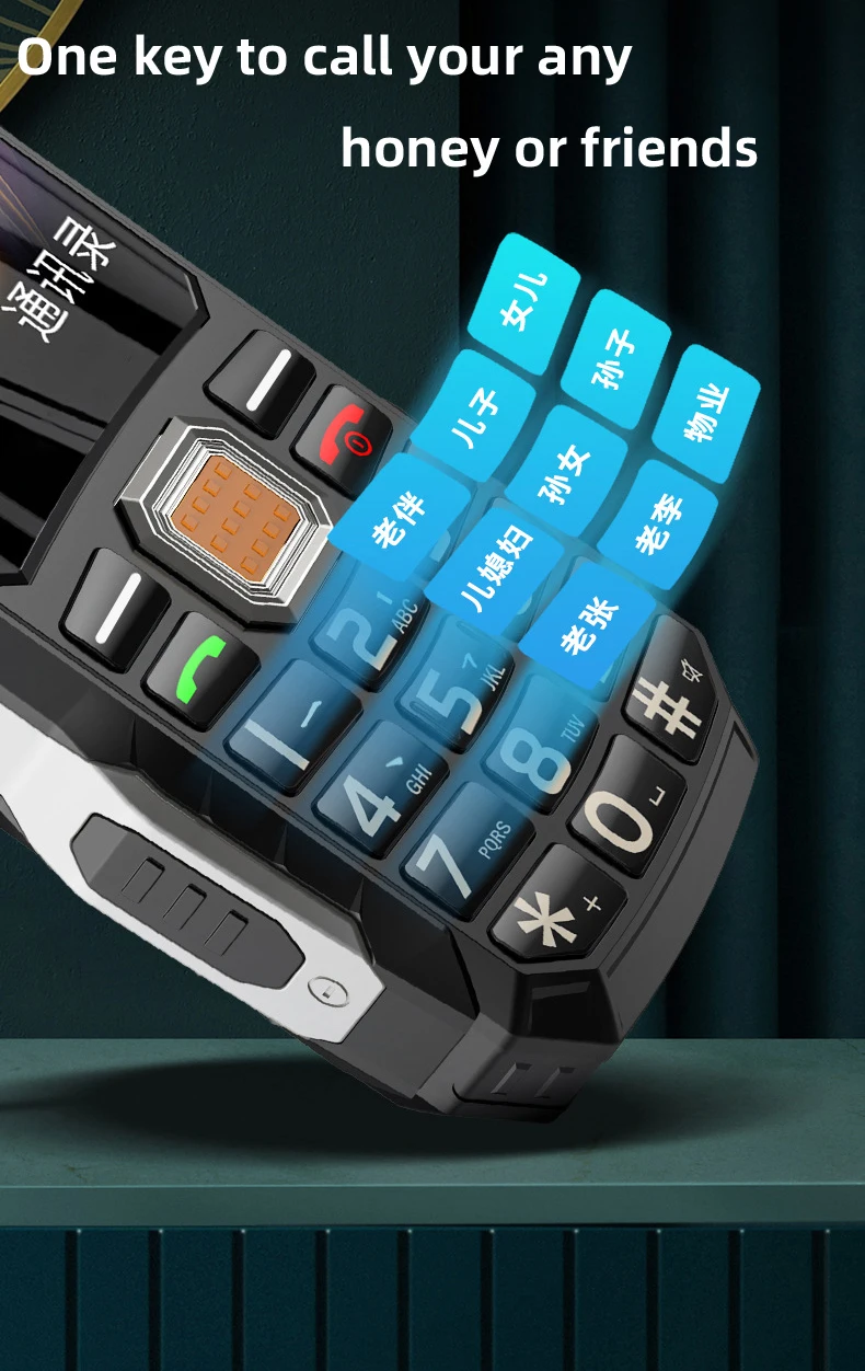 W2019 Rugged Phone - Long Standby, Big Battery, Cheap