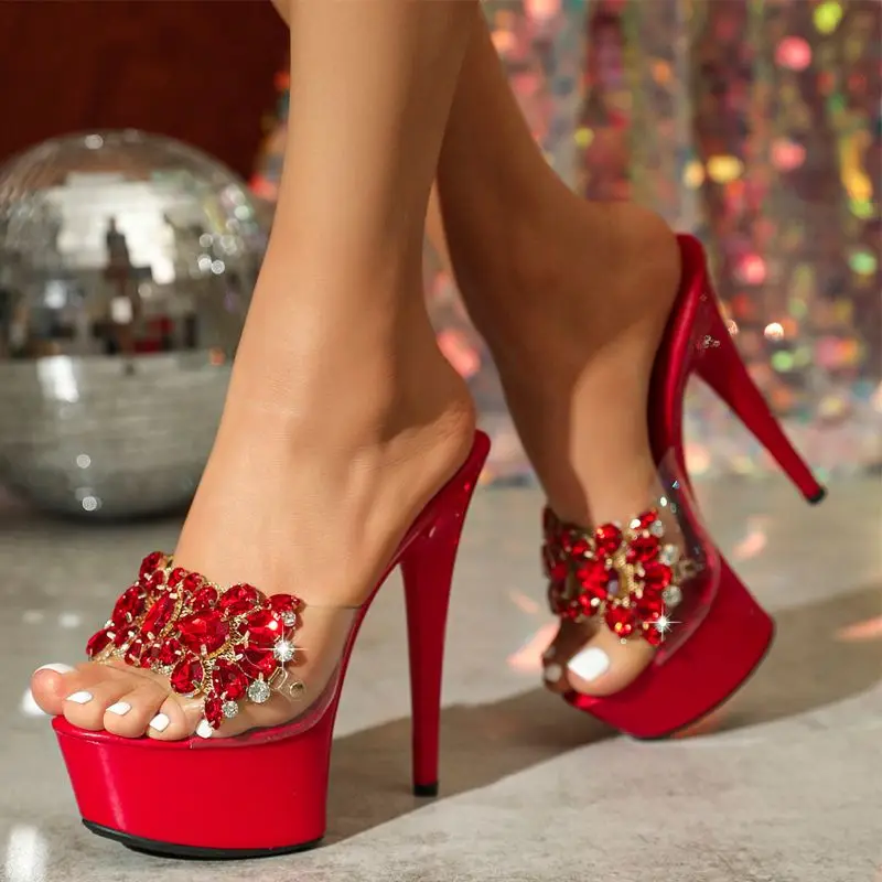 Sandalia Con Plataformas New Arrival Peep Toe 2024 Cute Female Block ...