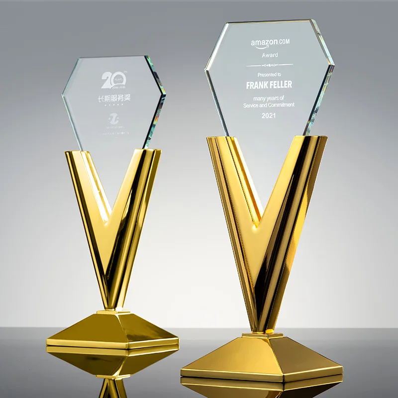 Wholesale Blank Crystal Glass Trophy Award Souvenir Custom Glass ...