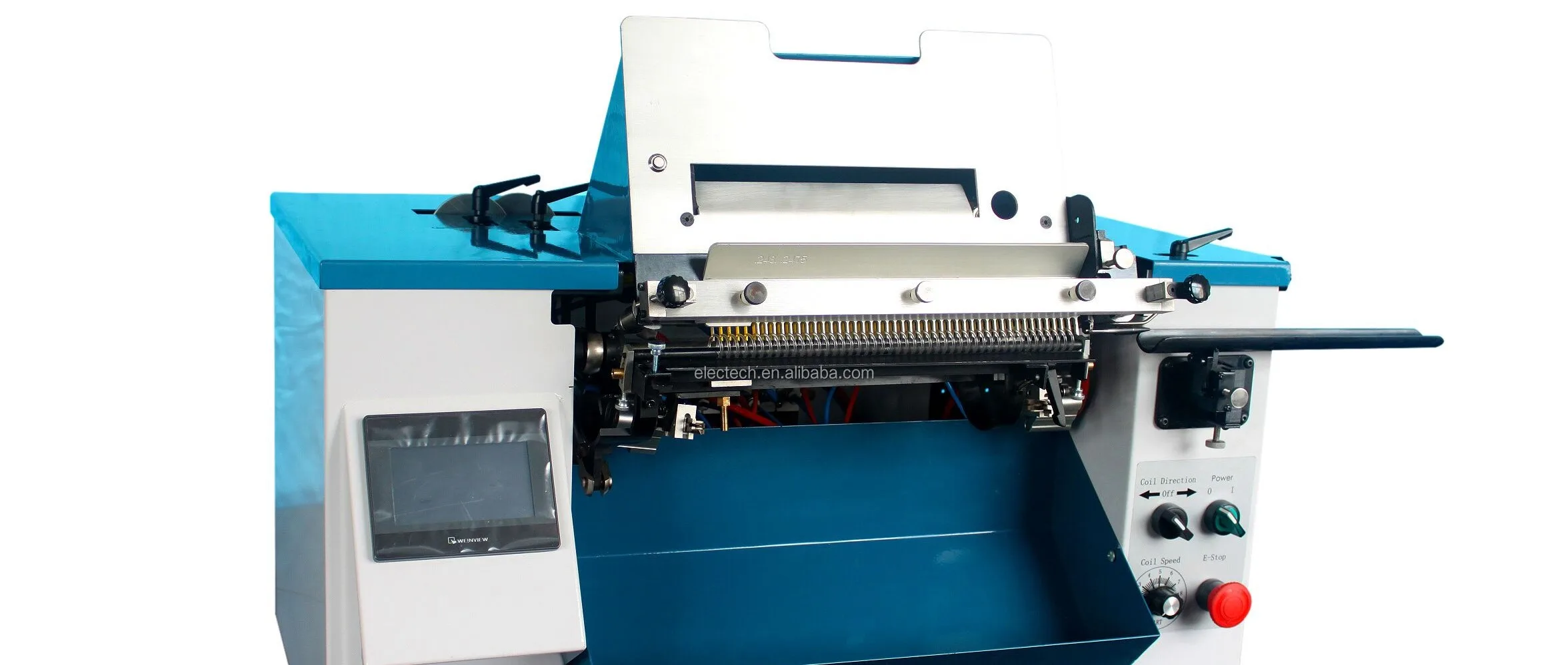 Automatic Plastic Coil Former Pvc Plastic Book Binding Spiral Forming ...