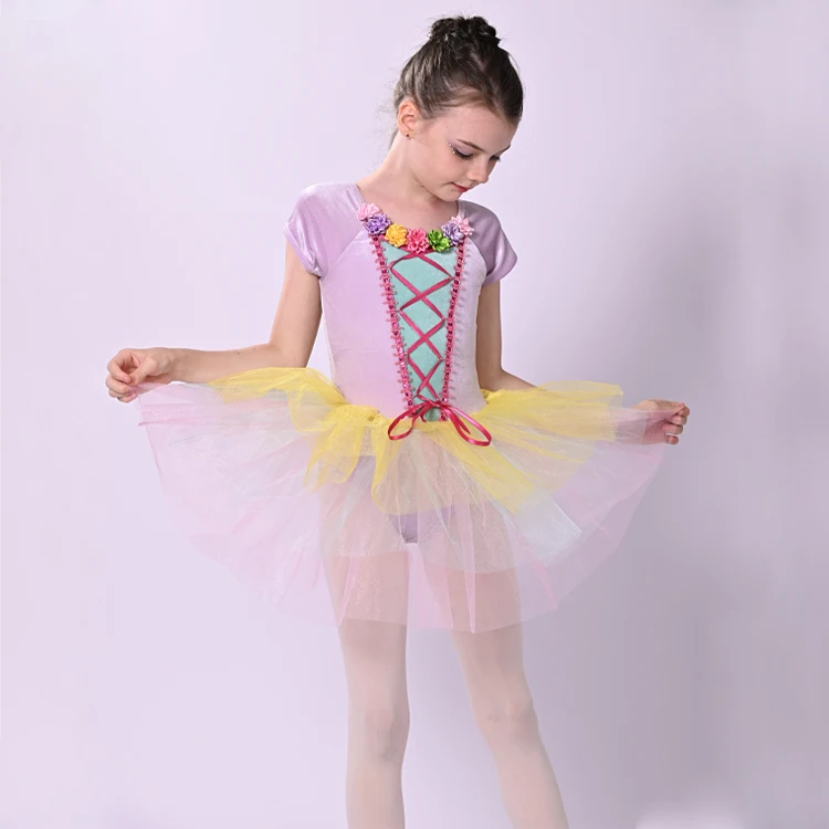 New Design Children's Girls Ballet Tutu Dance Costumes Skirt Tutu Dresses Dancewear Performance ...