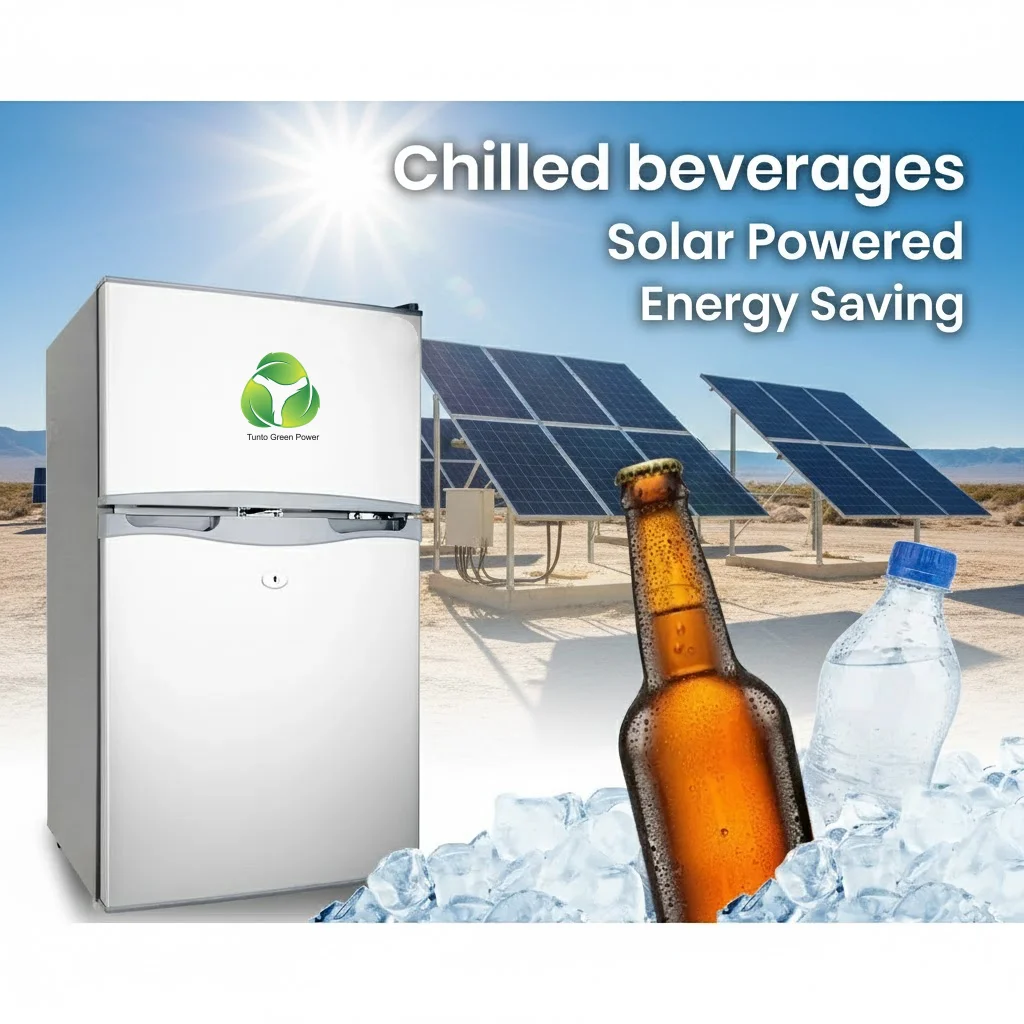 Tunto Green Power 2026 New 12V 24V 90L 95L Mini Home Solar Refrigerator ...