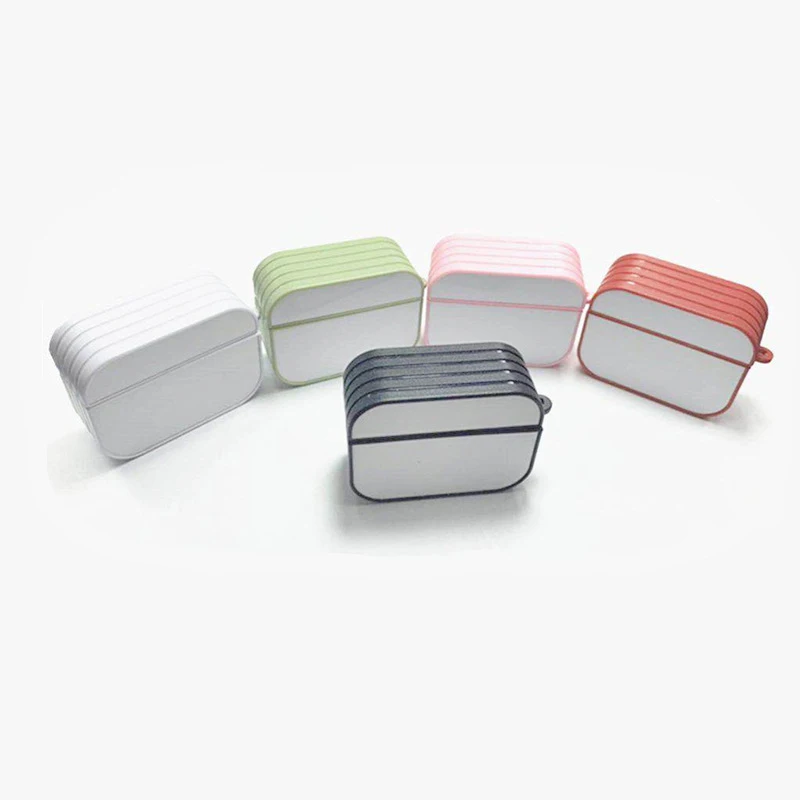 Diy 2d Sublimation Blank Case For Airpods Pro Cases Luxury Hard Plastic ...