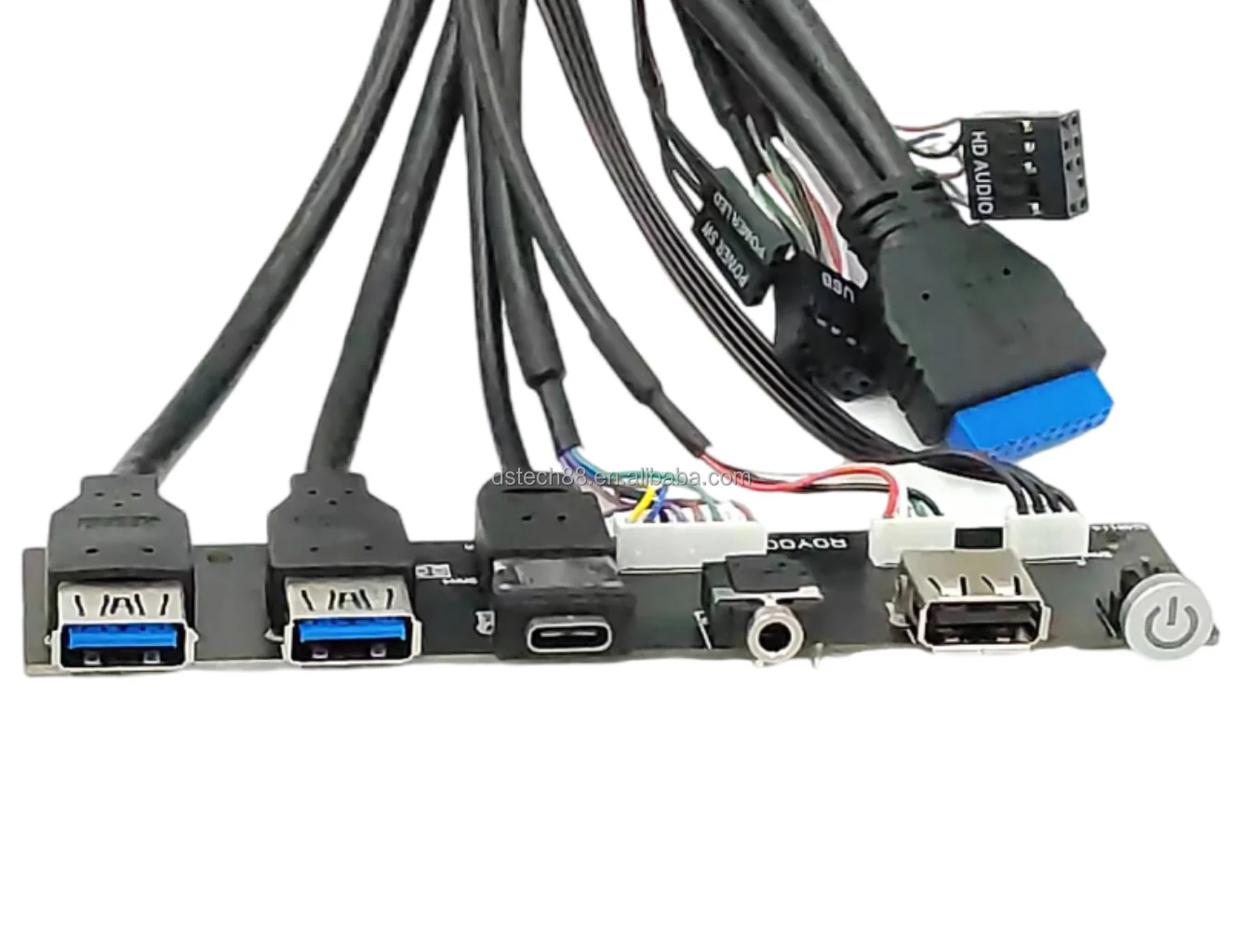 Pc Computer Case 2 Usb 3.0 Front Panel Mainframe Pcb Circuit Board With ...