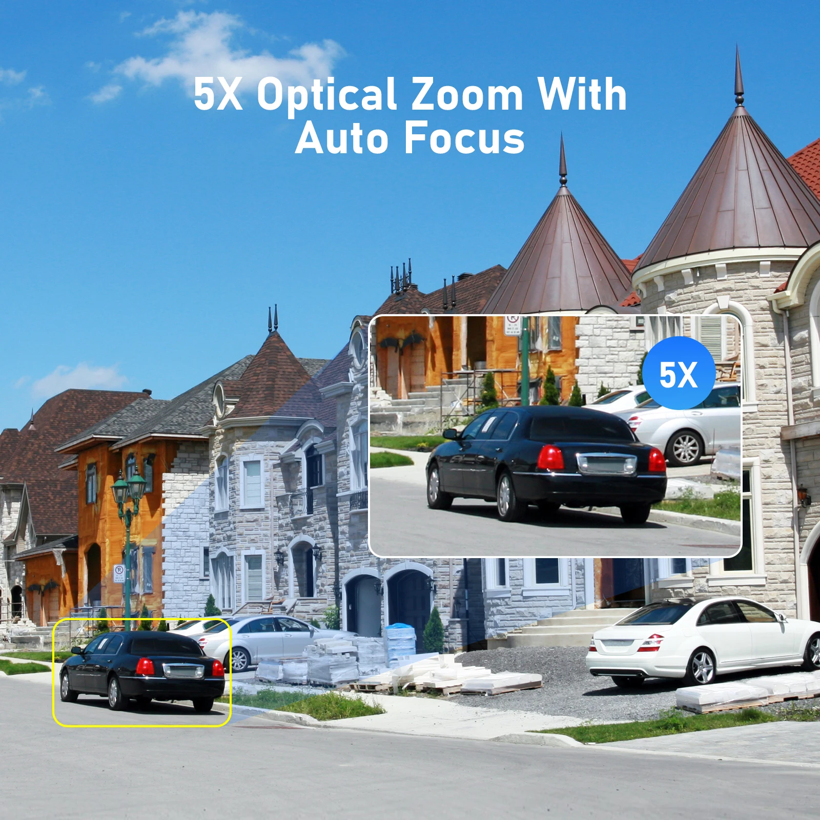 JideTech 8MP 20fps 5X Zoom PoE Dome PTZ Camera Indoor and Outdoor RTMP ...