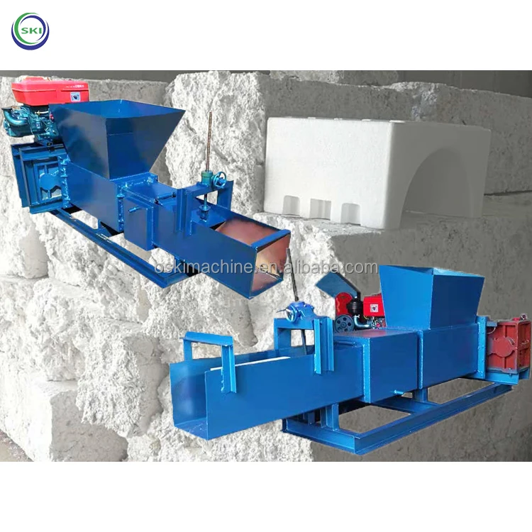 Pu Foam Recycling Machine Styrofoam Compactor Machine Eps Foam Block ...