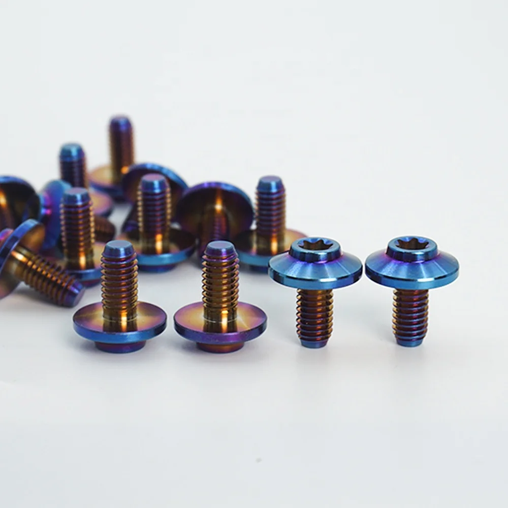 M5 M6 M8 M10 Titanium Alloy Ufo Head Screws Big Head Plum Plating ...