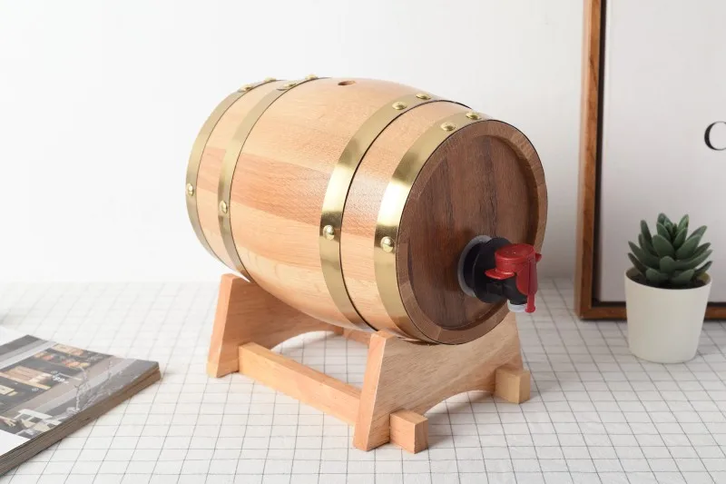Custom 1.5l Oak Barrels Wooden Beer Barrels And Whisky Decorative ...