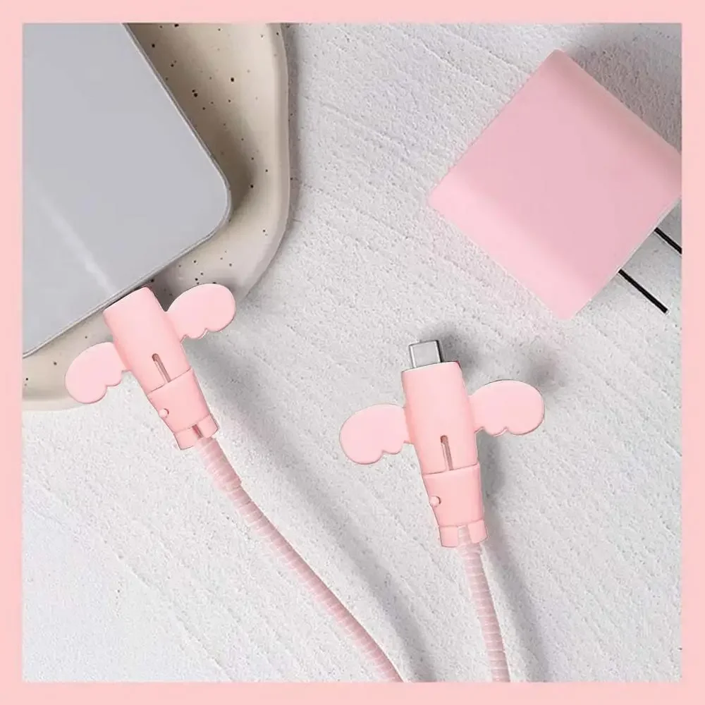 Cute Angel Simple Cable Protector Data Line Protector Sheath Cable ...