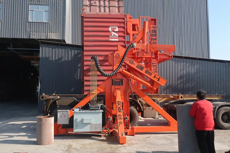 20FT & 40FT Container Tilting System - Double Lane Tilter for Food ...