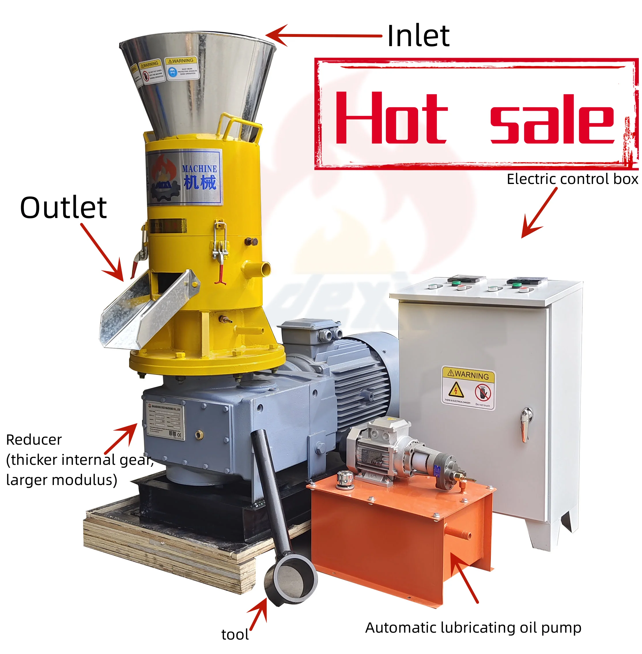 Wood Pellet Line/alfalfa Cubes Pellet Machine/bamboo Powder Pellet ...