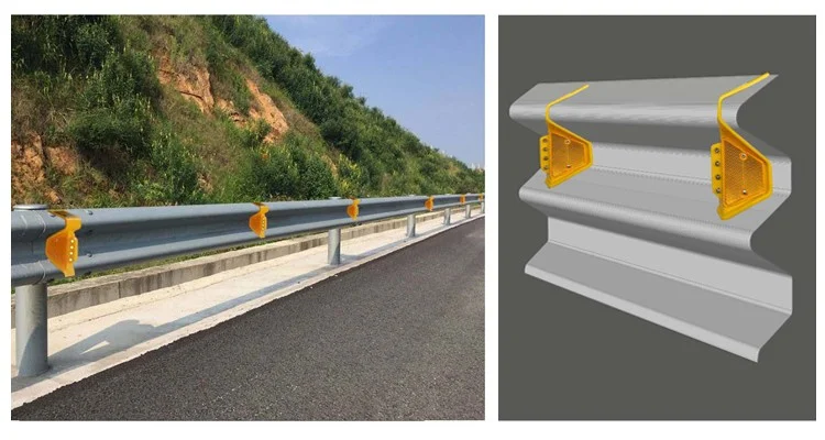 Highway Safety - Reflective Solar Guardrail Delineators