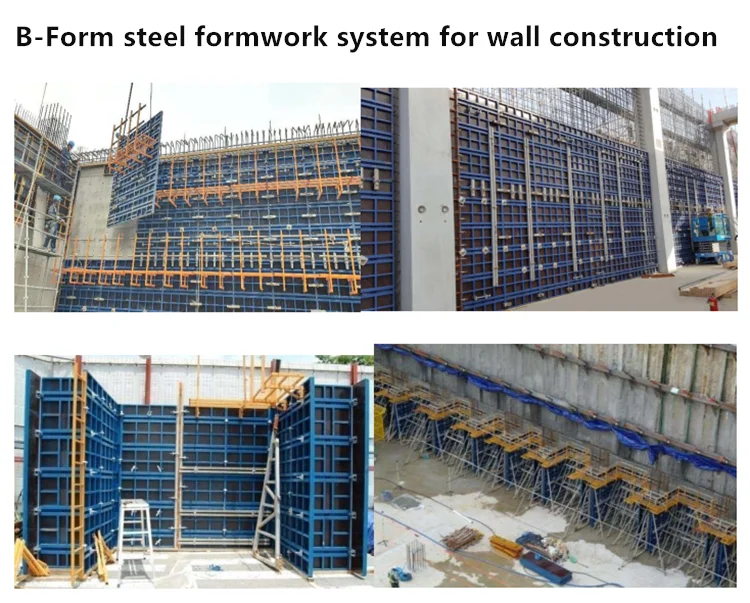 Removable Precast Wall Moulds Modular Build Shuttering Adjustable Metal ...