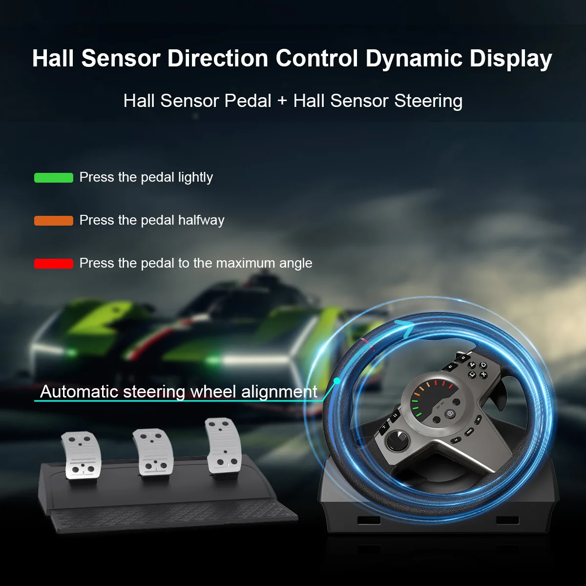 New Car Game Simulator Racing Gaming Steering Wheel for PC/Xbox Series ...