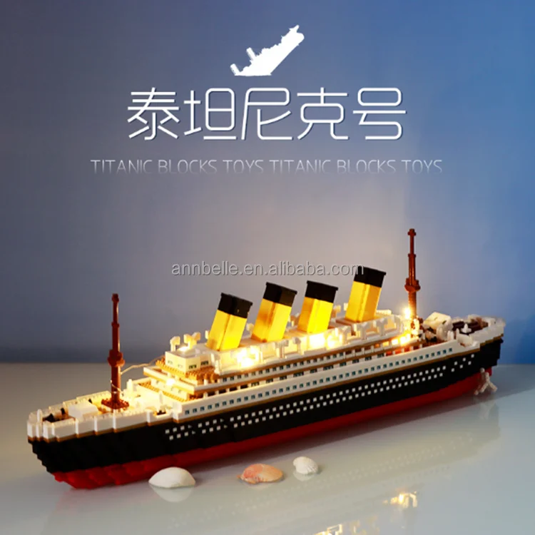 Micro Brick Titanic Block Set - 3800+ Pieces for Ages 5-13