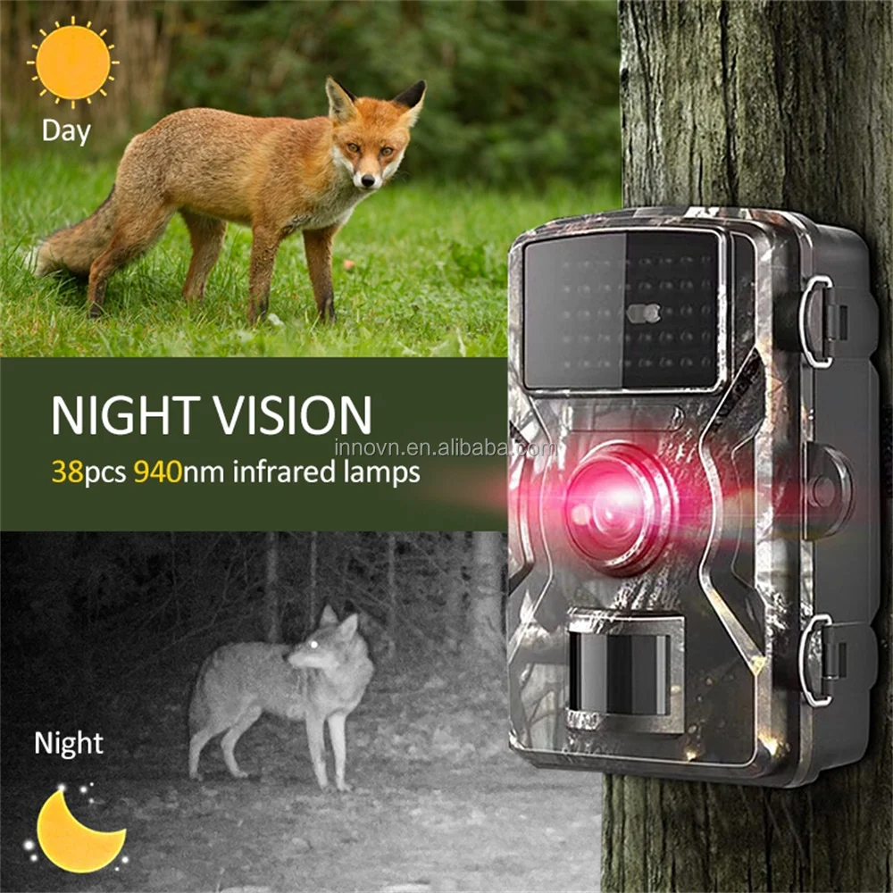 DH1 Wildlife Trail Camera - 1080P Night Vision & IP66 Waterproof
