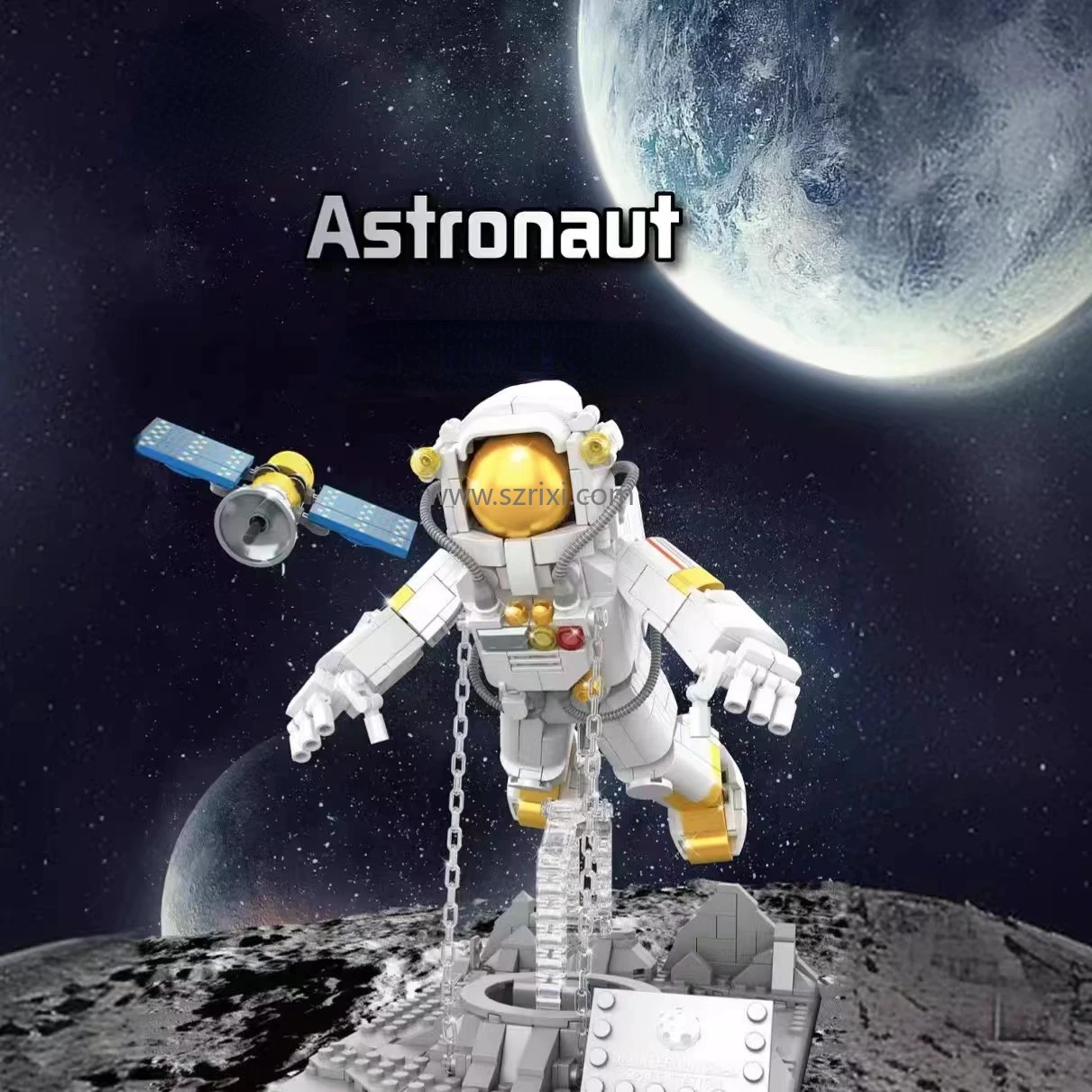 DK 7009 Technical Tension Balancing Astronaut Anti-Gravity Sculptures ...