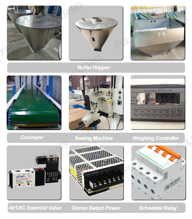 5kg 10kg 15kg 20kg 25kg Automatic Bagger Pellet Granule Packing Rice ...