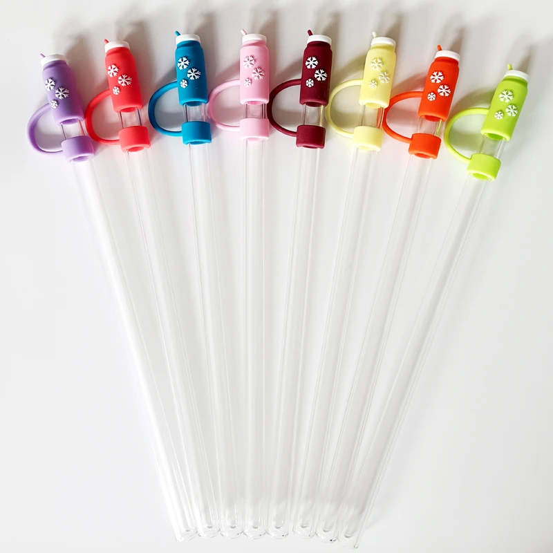 Food Grade Silicon Straw Topper Silicone Straw Cover Topper Beer Can ...