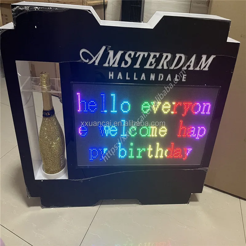 Metal Crafts Belaire Plane Champagne Bottle Presenter Led Fullcolor ...