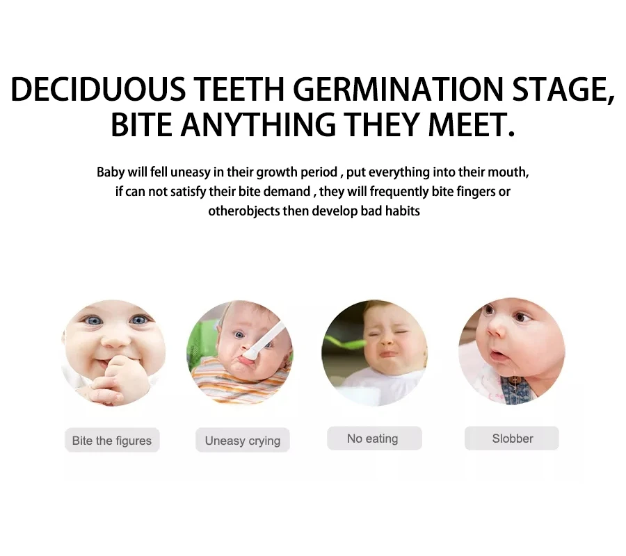 Silicone Stainless Steel Pacifier Clip for Baby - Safe & Durable