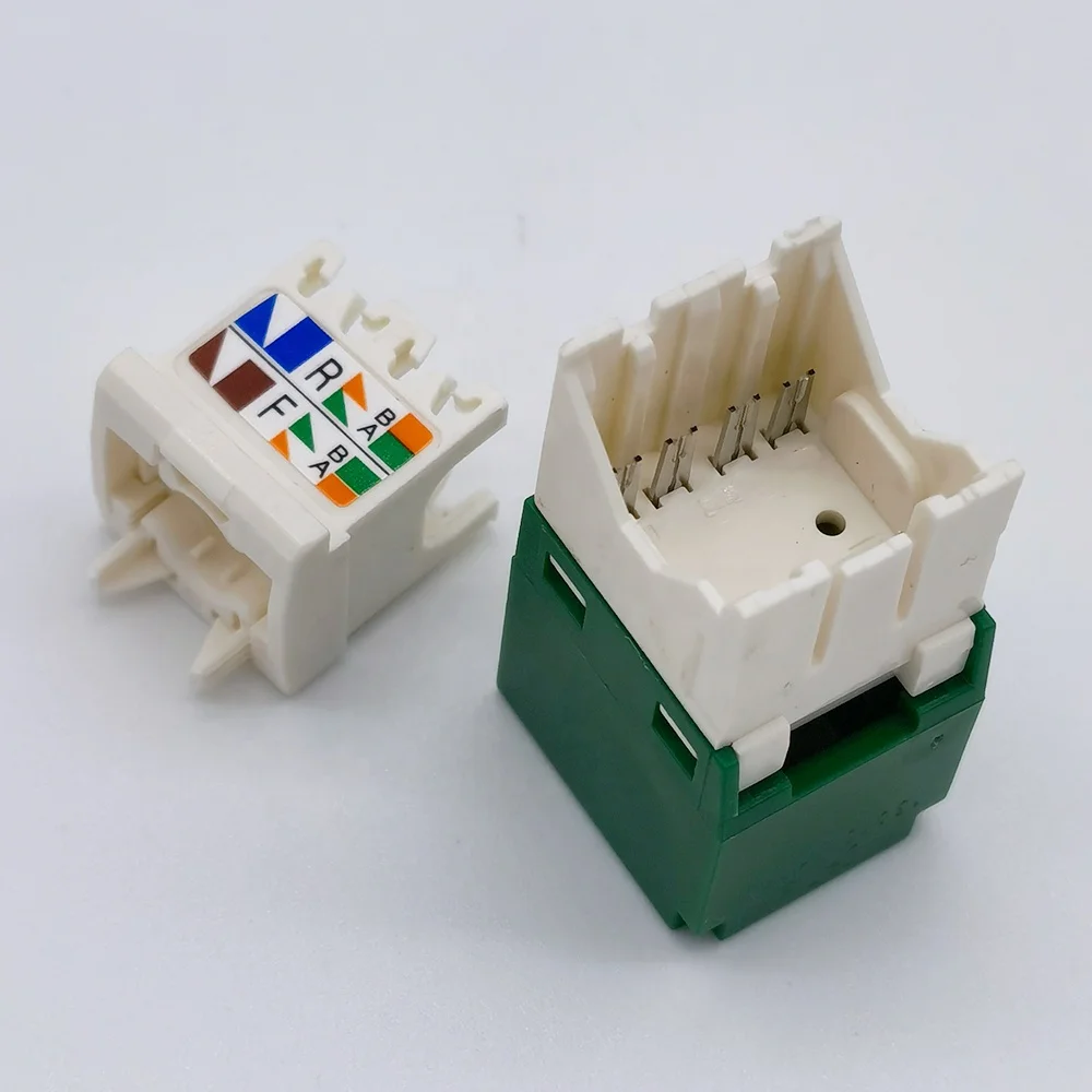 UTP RJ45 Modular Jack Panduit Cat6 Keystone Jack | Reliable Telecom ...