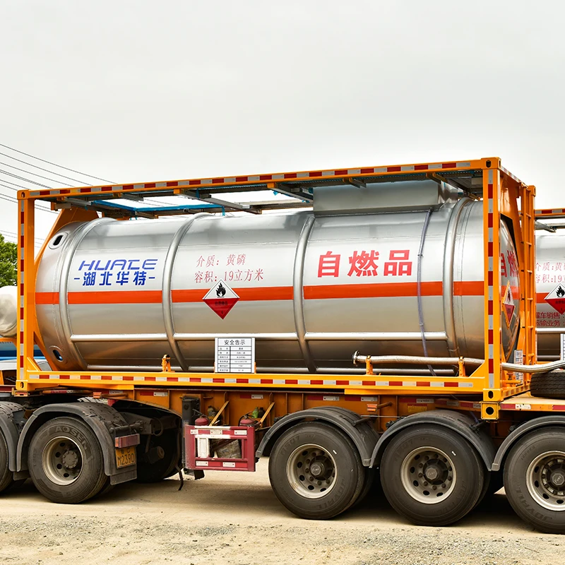 Nitric Acid 98 Industrial Grade ISO Tank Container 20ft 40ft
