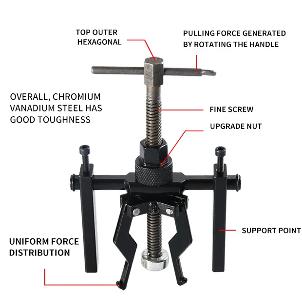 Inner Hole Bearing Puller Universal Take-out Puller Dismounting Tool ...
