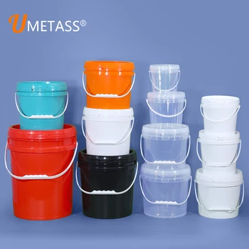 Wholesale 500ml-20l Plastic Bucket With Handle And Snap On Lids Food ...