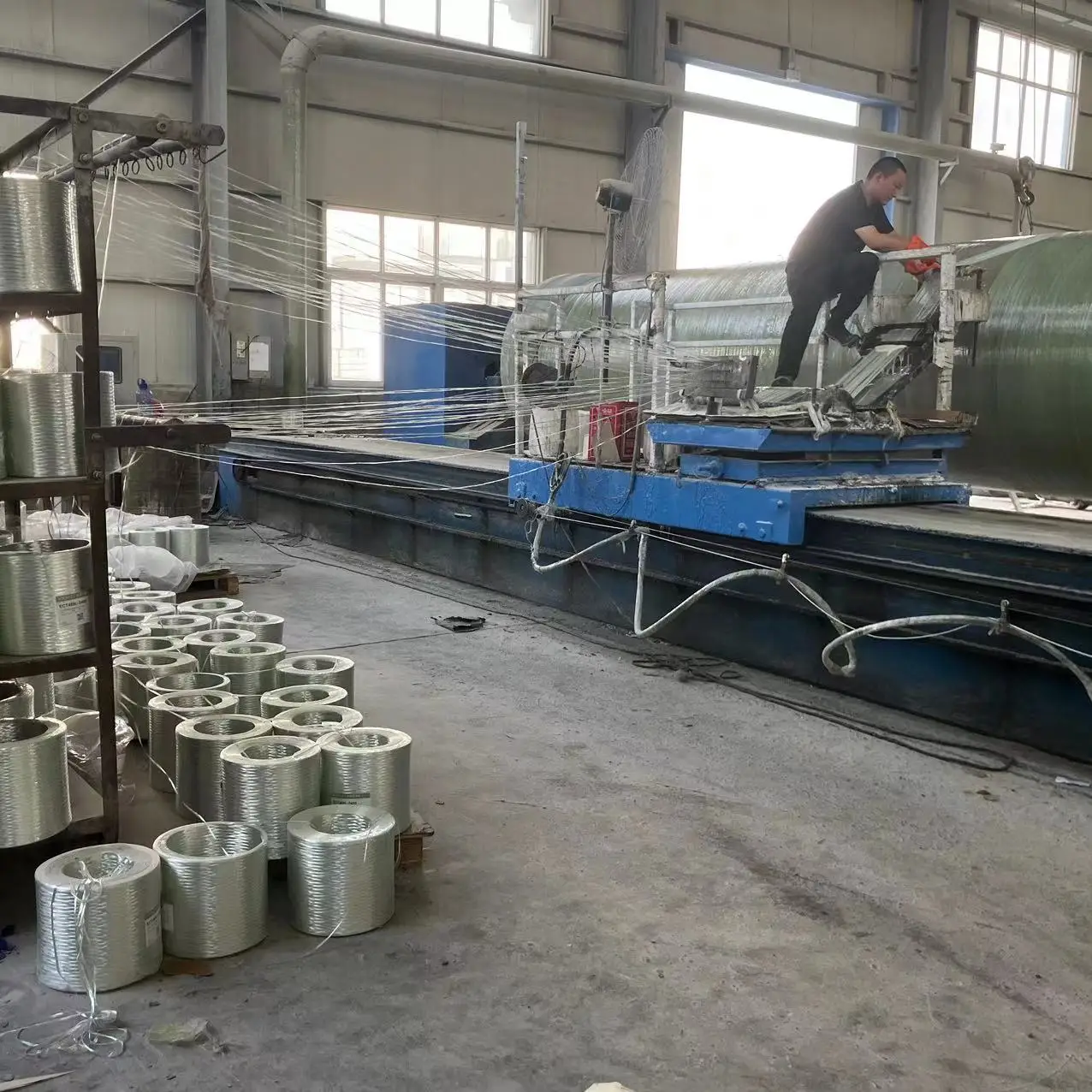 Alibaba.com: FRP GRP Fiberglass Filament Winding Machine for Pipe and ...